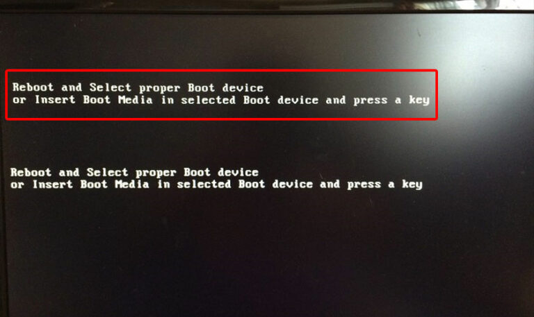 Mẹo sửa lỗi Reboot and select proper boot device trên máy tính – Máy ...